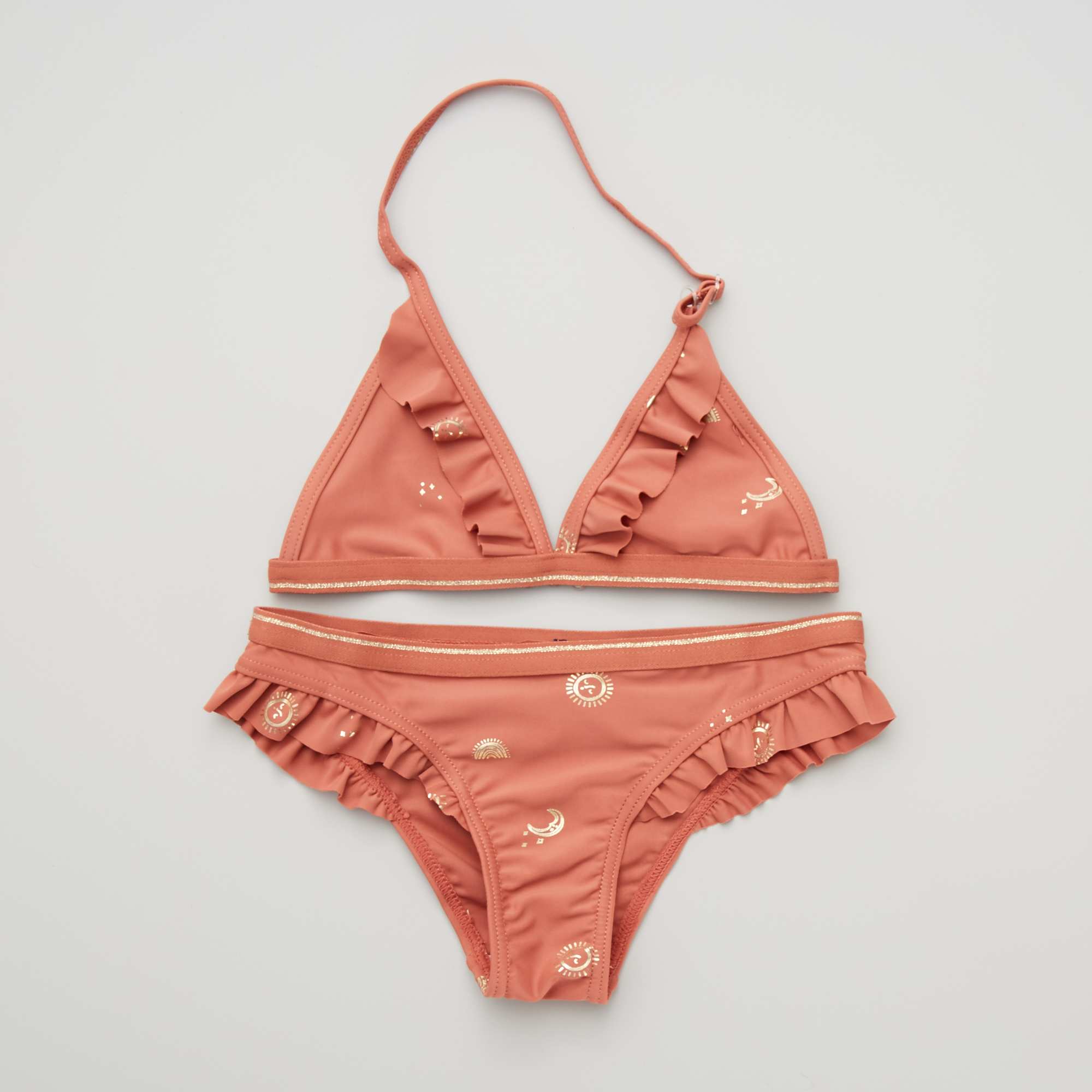 Maillot de bain 2 pièces Fille 3-12 ans - noir - Kiabi - 5,60€