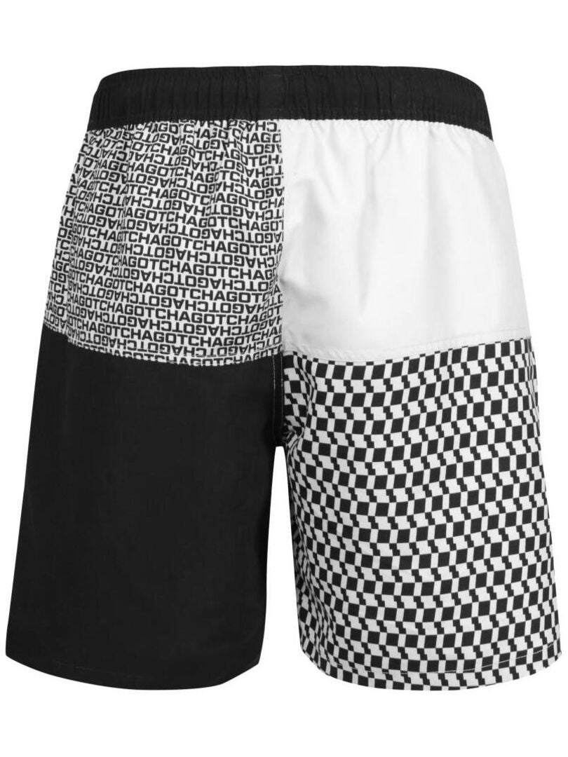 MAILLOT DE BAIN Polyester Grid Jms 17 - Noir - Kiabi - 30.10€