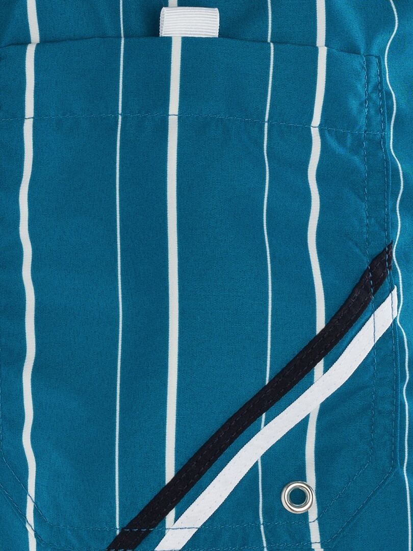 Maillot de bain short à rayures Egée - Bleu - Kiabi - 46.73€