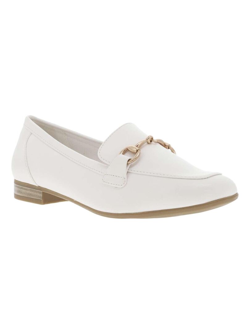 MARCO TOZZI - Mocassins talon plat - Blanc - Kiabi - 49.95€