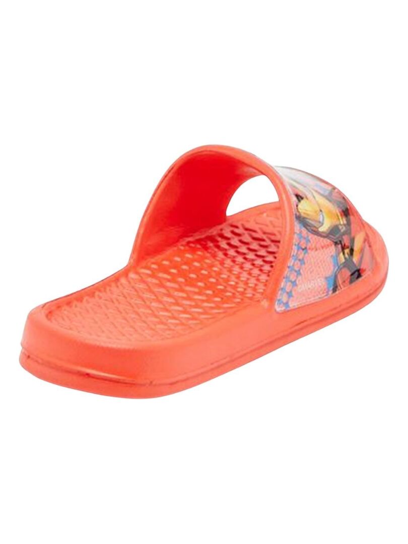 Marvel - Claquette garçon imprimé Avengers - Rouge - Kiabi - 10.90€