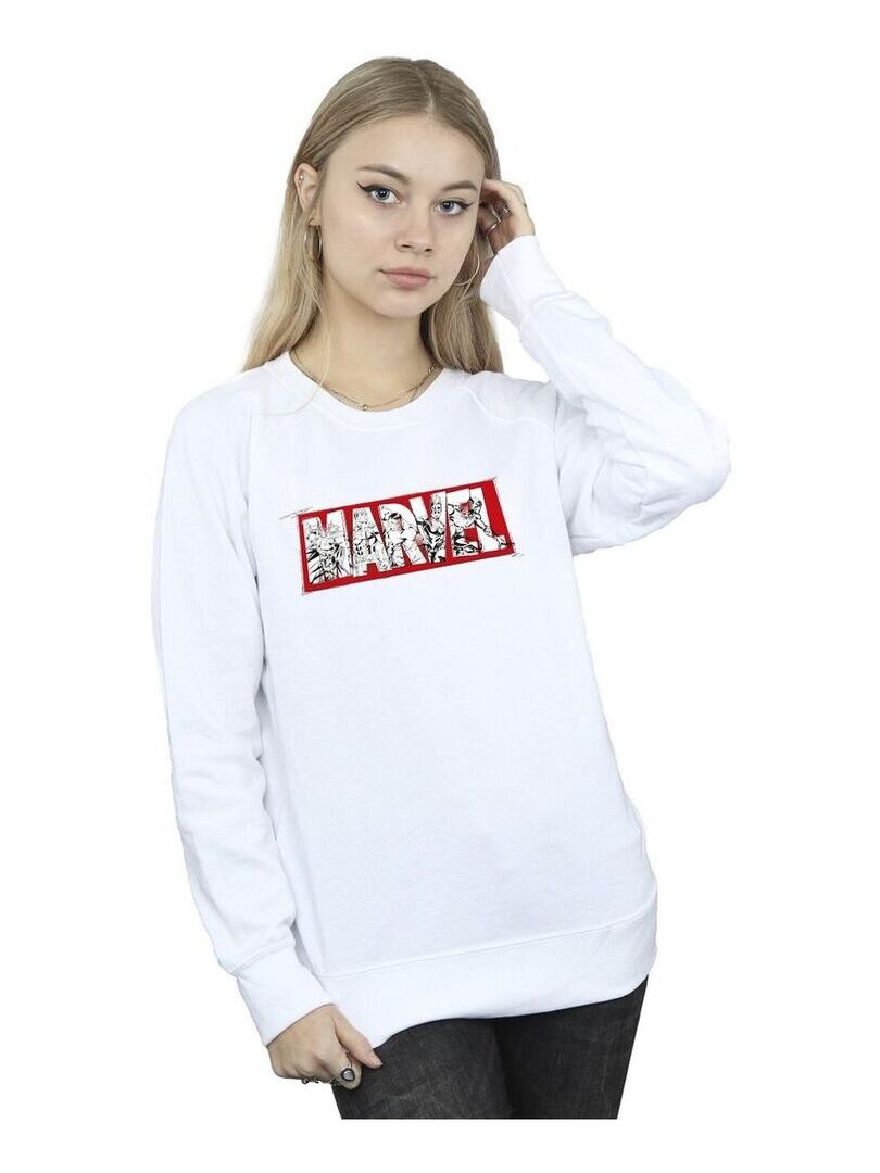 Marvel - Sweat AVENGERS - Blanc - Kiabi - 44.99€