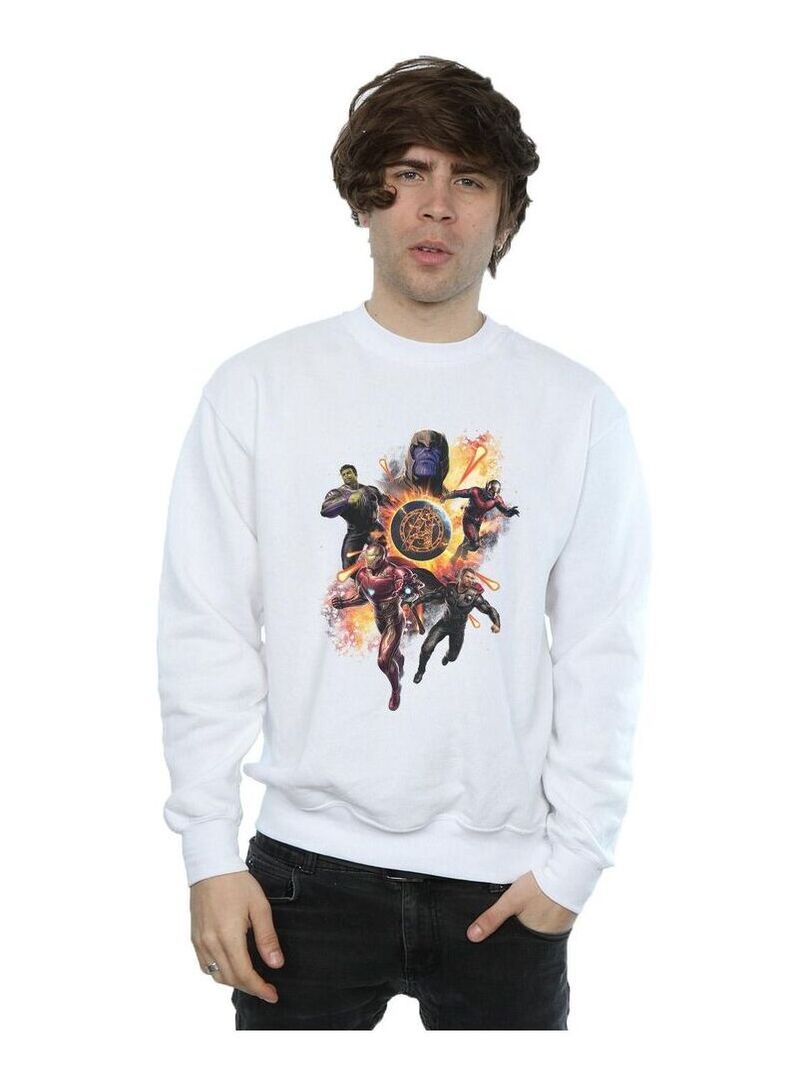Marvel - Sweat AVENGERS ENDGAME - Blanc - Kiabi - 44.99€