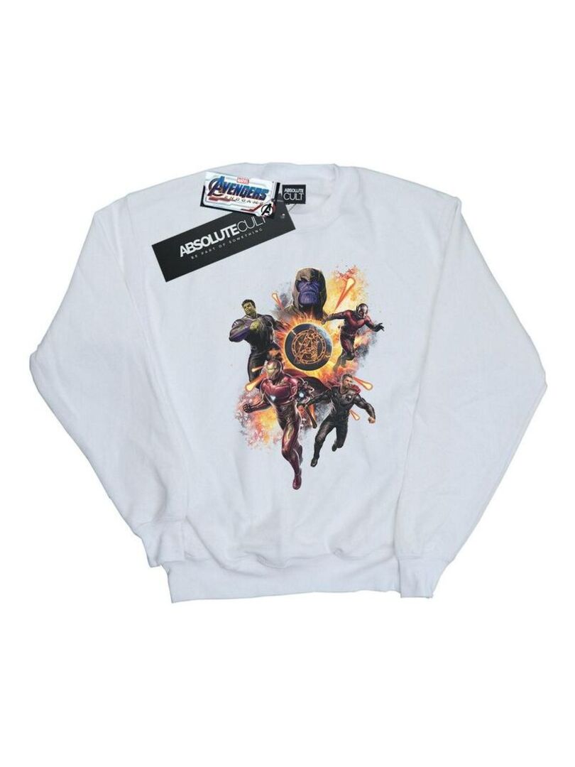 Marvel - Sweat AVENGERS ENDGAME - Blanc - Kiabi - 44.99€