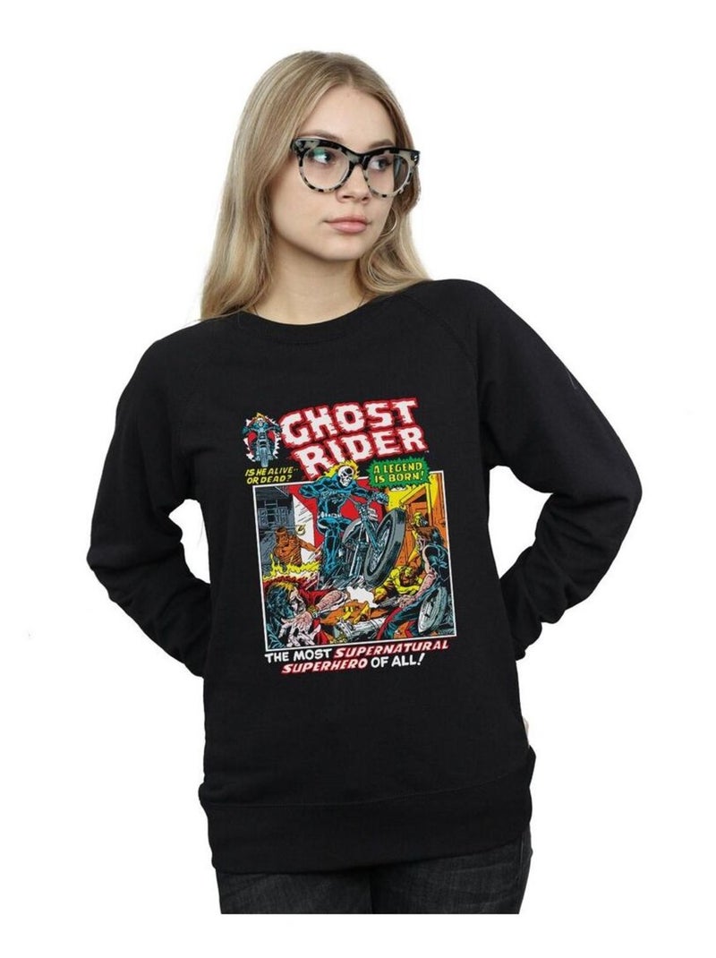 Marvel - Sweat GHOST RIDER - Noir - Kiabi - nu€