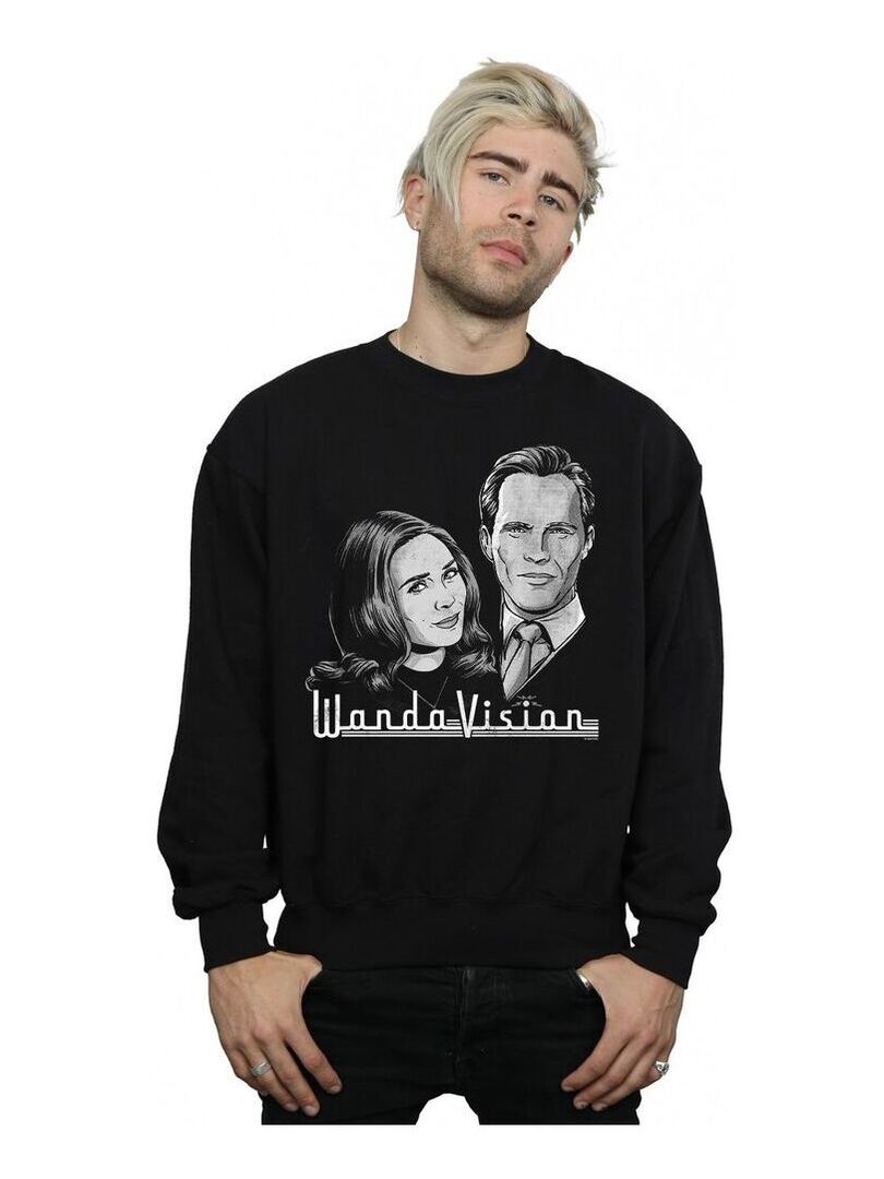 Marvel - Sweat WANDAVISION - Noir - Kiabi - 47.99€