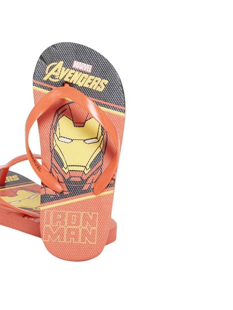 Marvel - Tong garçon imprimé Avengers - Rouge - Kiabi - 7.92€