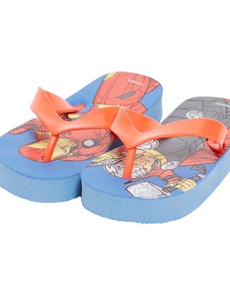 Marvel - Tong imprimé Avengers - Bleu - Kiabi - 7.92€