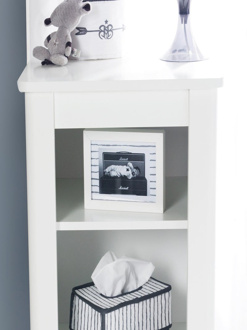 Meuble de rangement 4 cases 'Linus' ROBA - Blanc - Maison - 0.00€ - Kiabi
