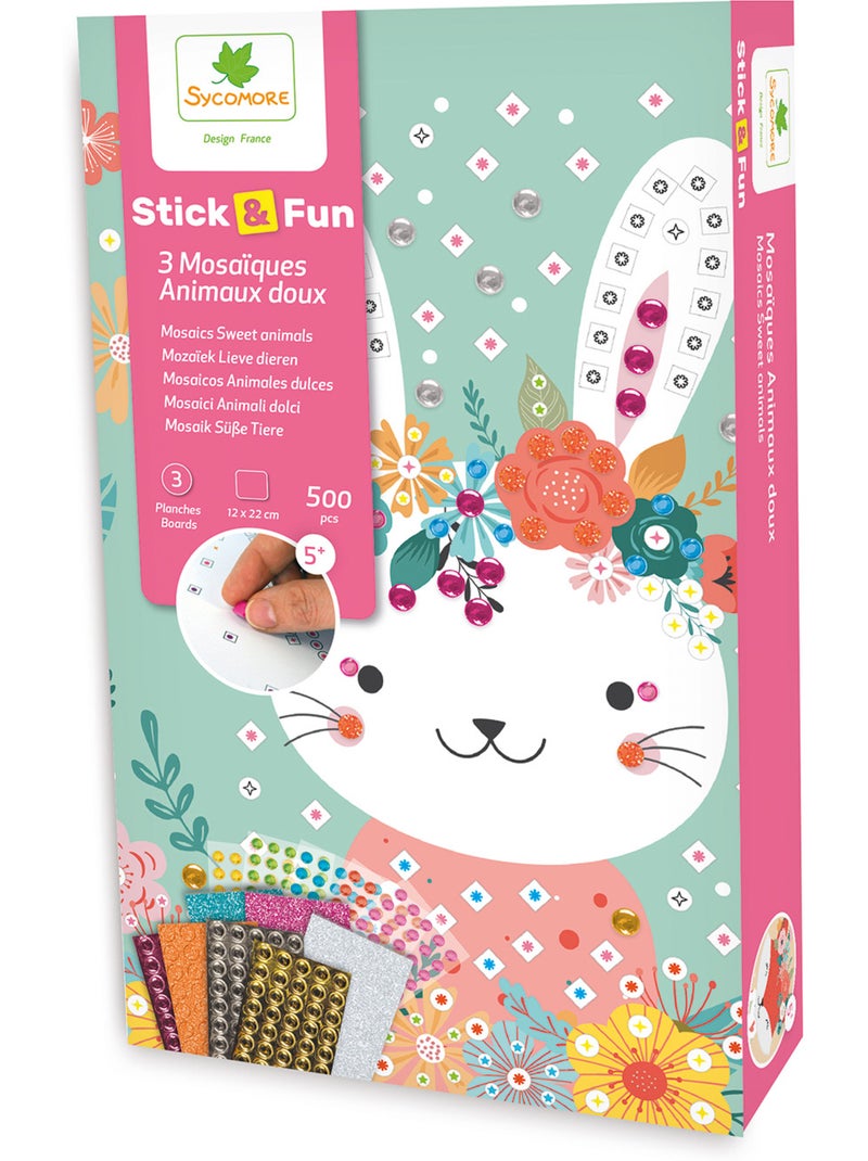 Mini mosaïques Animaux doux - Orange - Enfant - 8.99€ - Kiabi