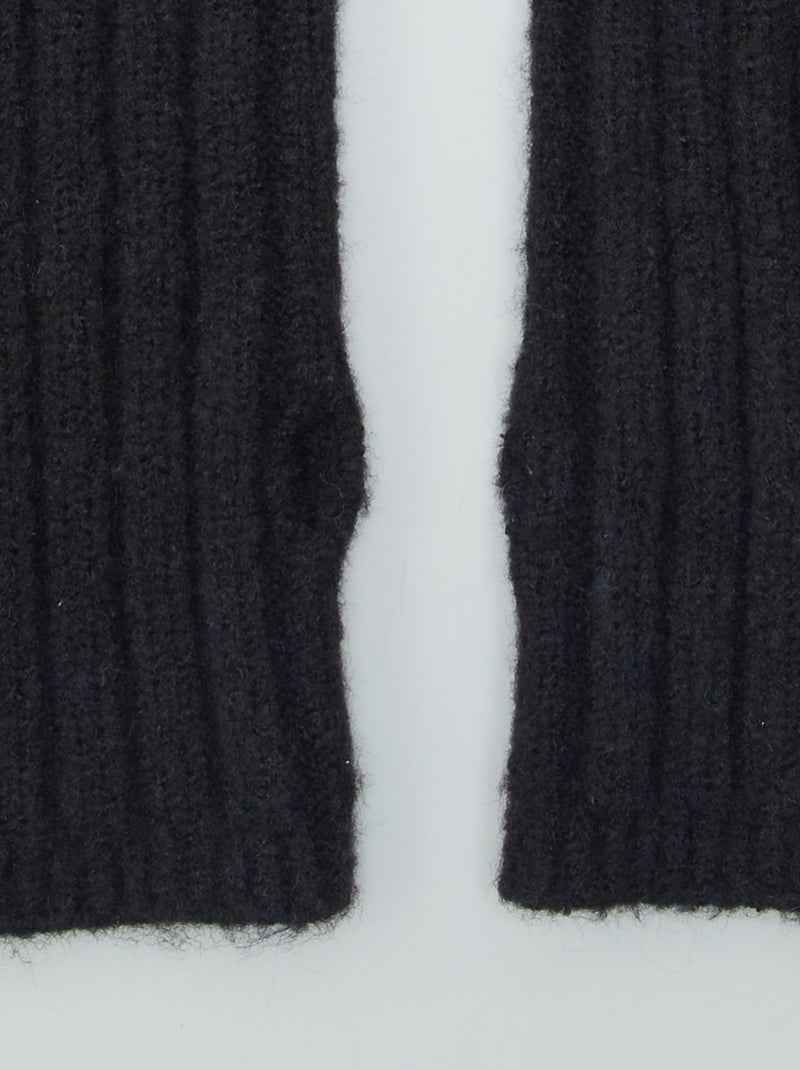 Mitaines longues - Noir - 10.00€ - Kiabi