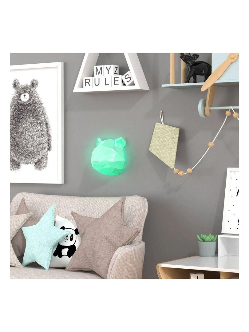Mob - Veilleuse murale aimantée Wild Light - Panda - Blanc - Kiabi - 49.90€