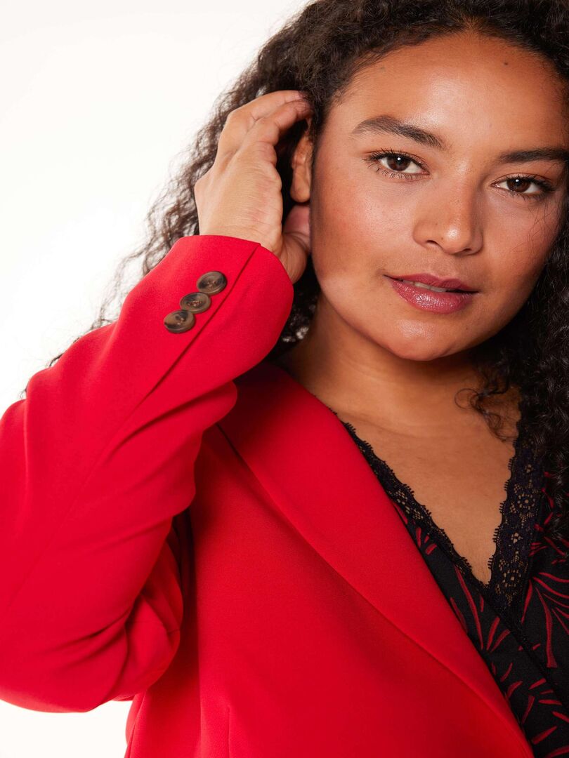 MS MODE Manteaux Blazer - Rouge - Kiabi - nu€