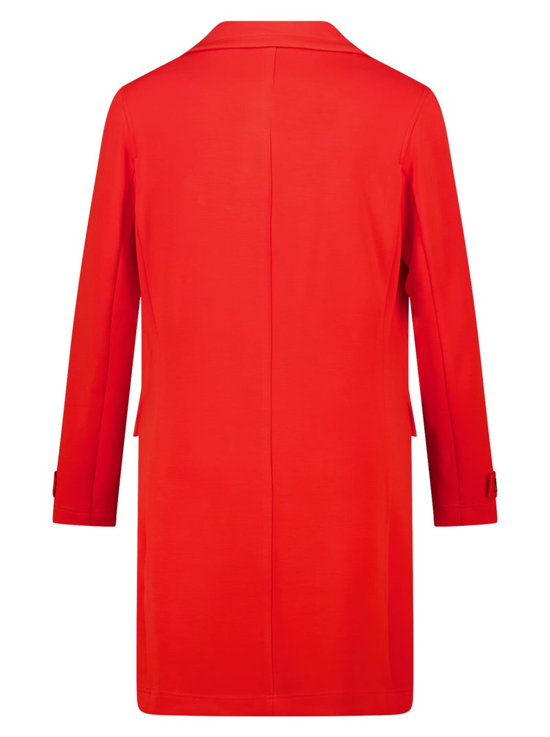 MS MODE Manteaux Manteau avec fermeture à boutons - Rouge - Grandes ...