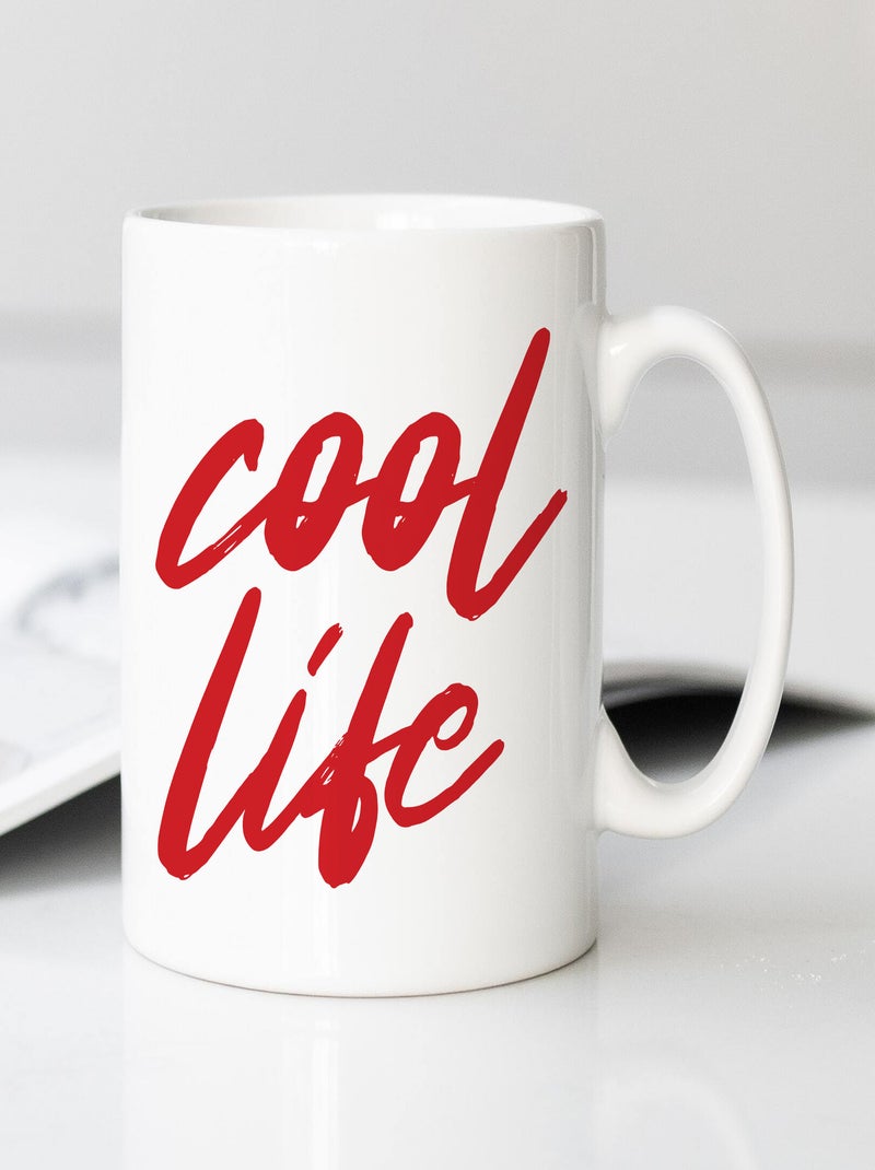 Mug COOL LIFE WAF - Blanc - Adulte - 11.90€ - Kiabi