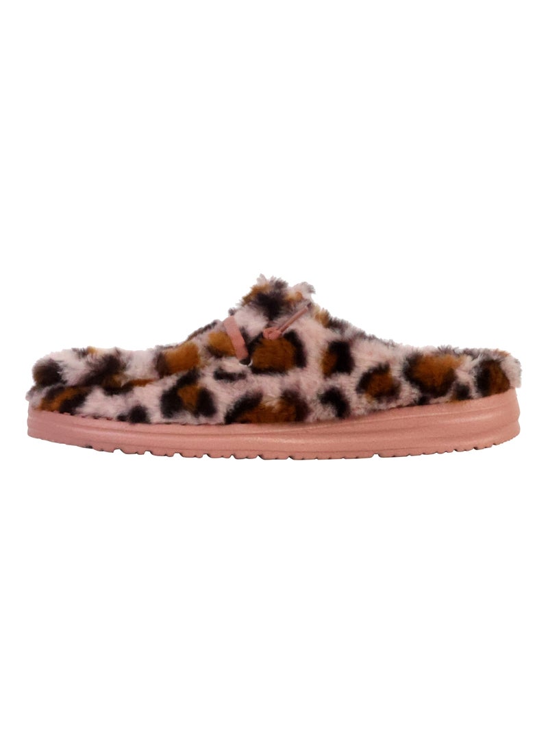 Mule à Enfiler Hey Dude Wendy Slipper Leo Fur - Rose - Femme - 55.99 ...