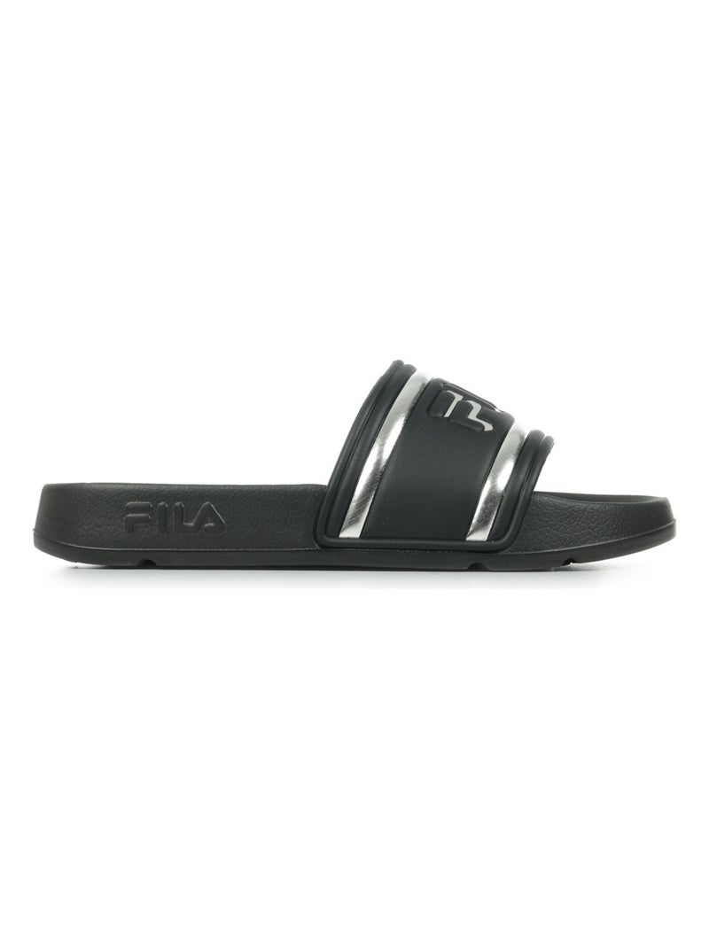 Mules Fila Morro Bay Logo Slipper Wmn - Noir - Kiabi - nu€