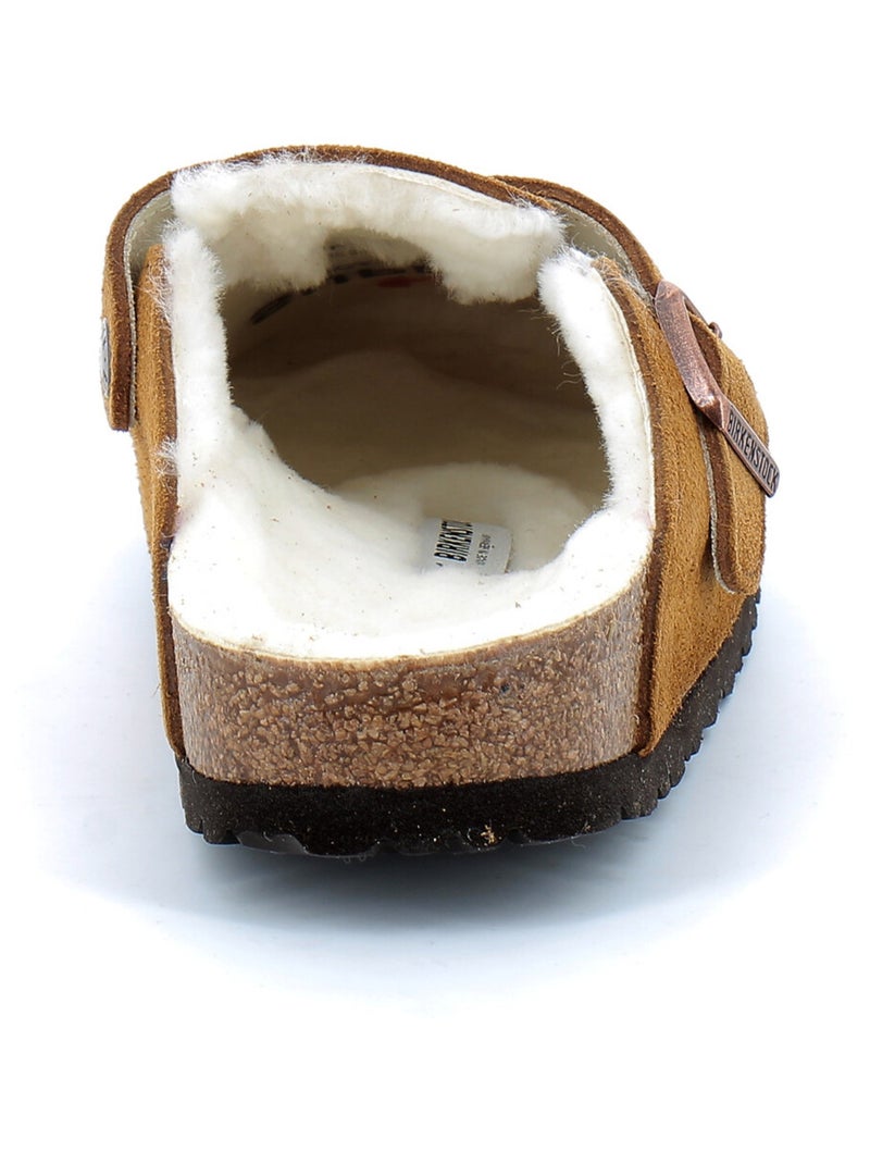 Mules / Sabots en Nubuck Birkenstock - Marron - Femme - 178.80€ - Kiabi