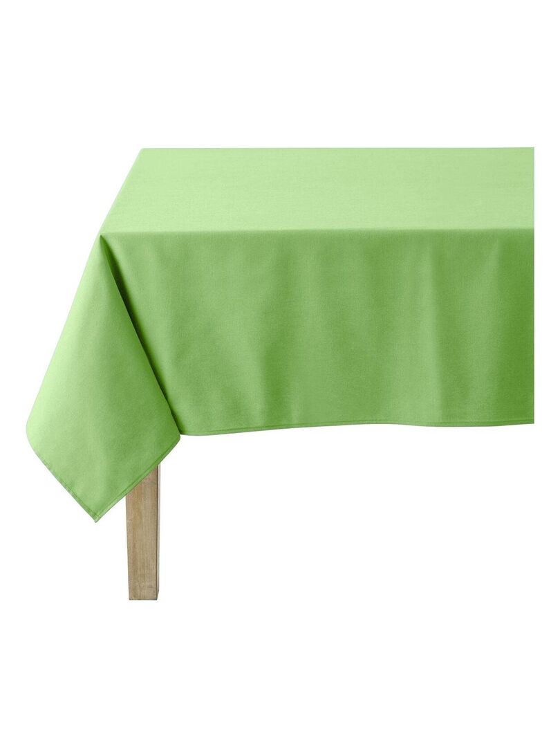 Nappe carrée unie en coton, traitée Teflon, Made in France, CAMBRAI ...