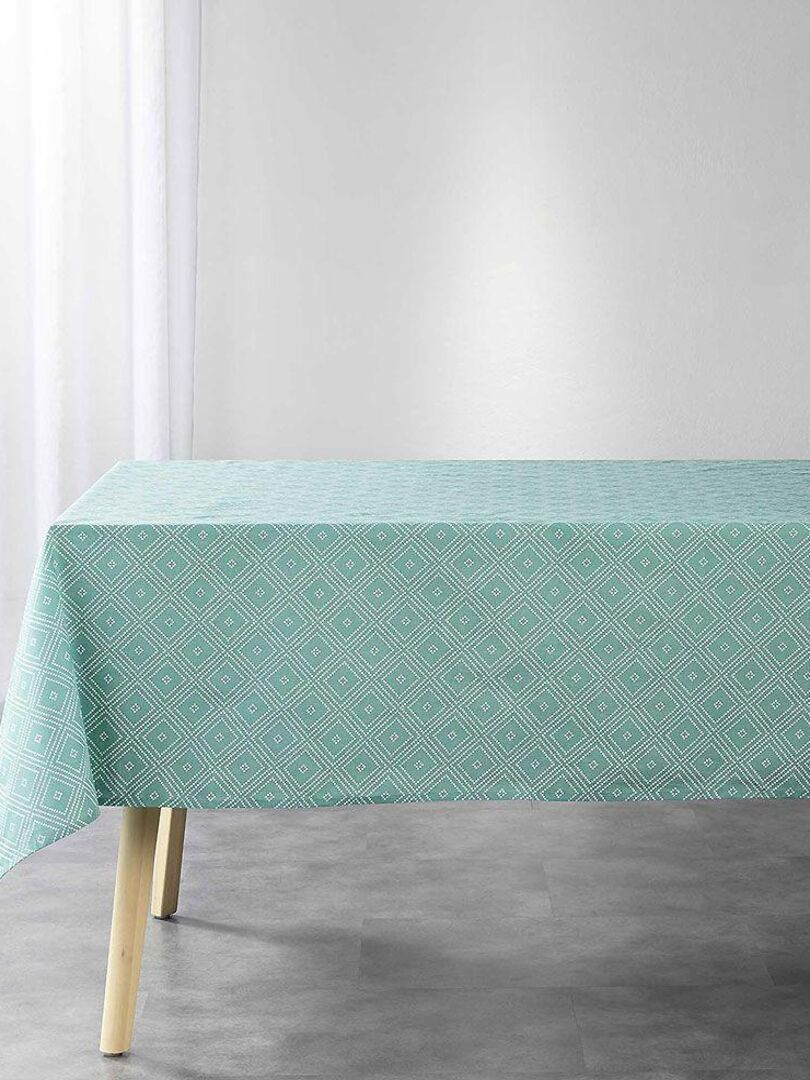 Nappe rectangulaire Idylle - Vert jade - Kiabi - 17.49€
