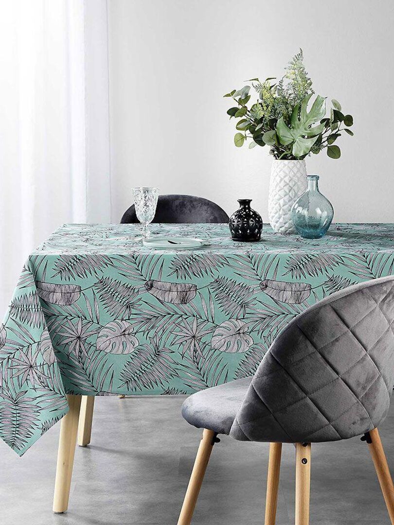 Nappe rectangulaire Puebla - Vert jade - Kiabi - 17.49€