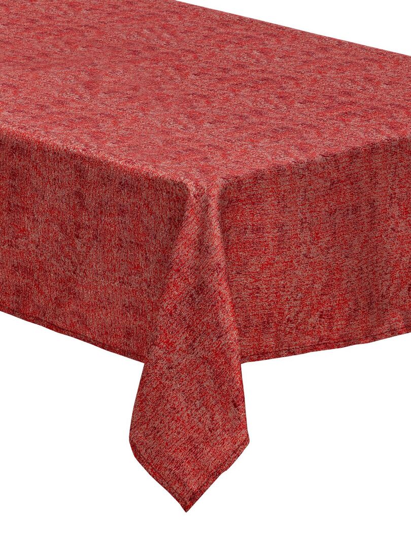 Nappe rouge et or en jacquard - Rouge - Kiabi - 36.21€