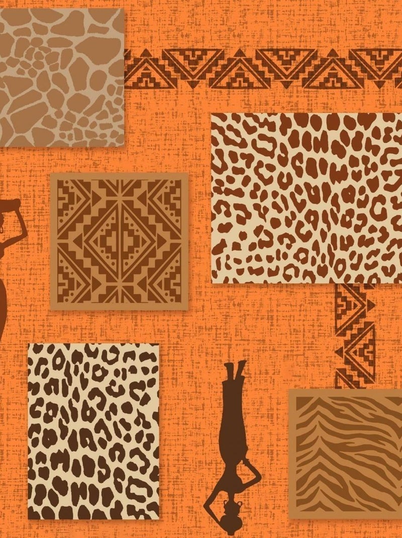 Nappe Toile cirée au mètre Anaba orange - Orange - 0.00€ - Kiabi