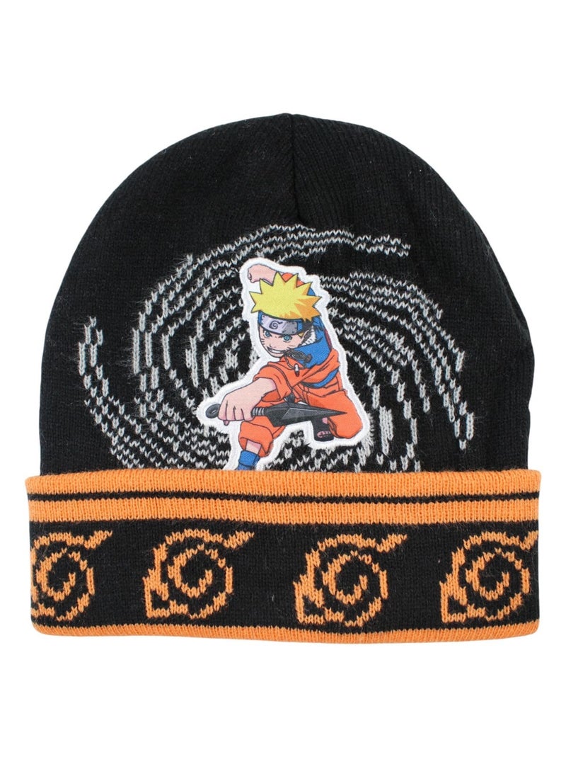 Naruto - Bonnet imprimé Naruto - Noir - Garçon - 8.90€ - Kiabi