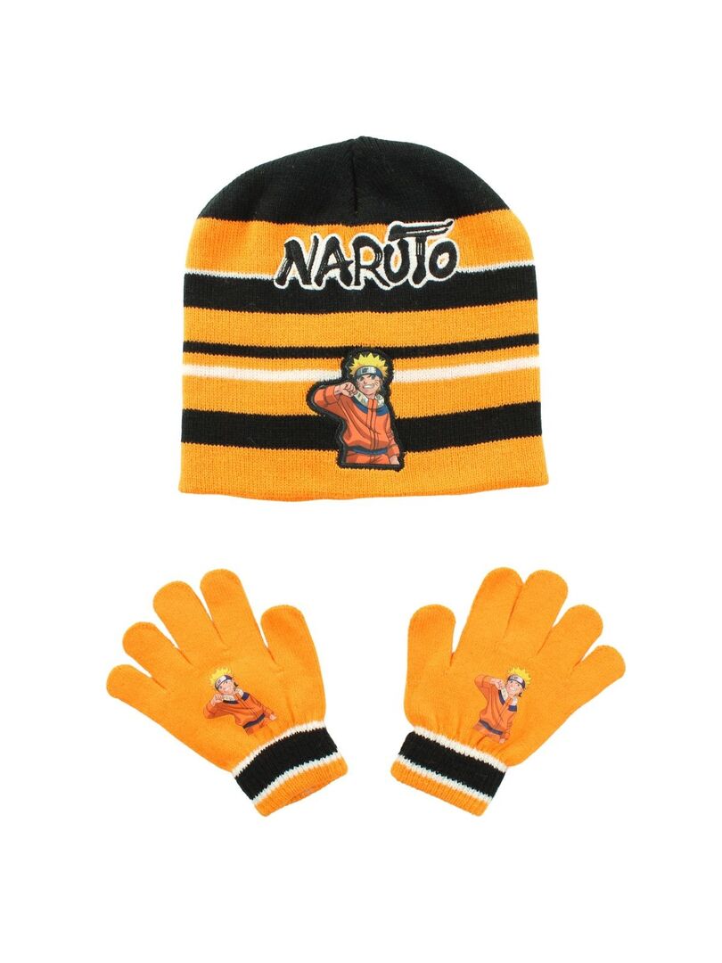 Naruto - Bonnet imprimé Naruto - Orange - Kiabi - 9.90€