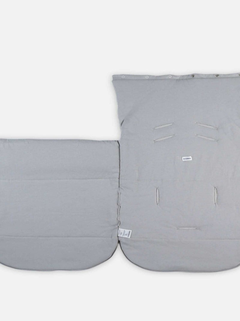 Nid d'ange Veloudoux 90cm Anna & Milo - Gris - 0.00€ - Kiabi