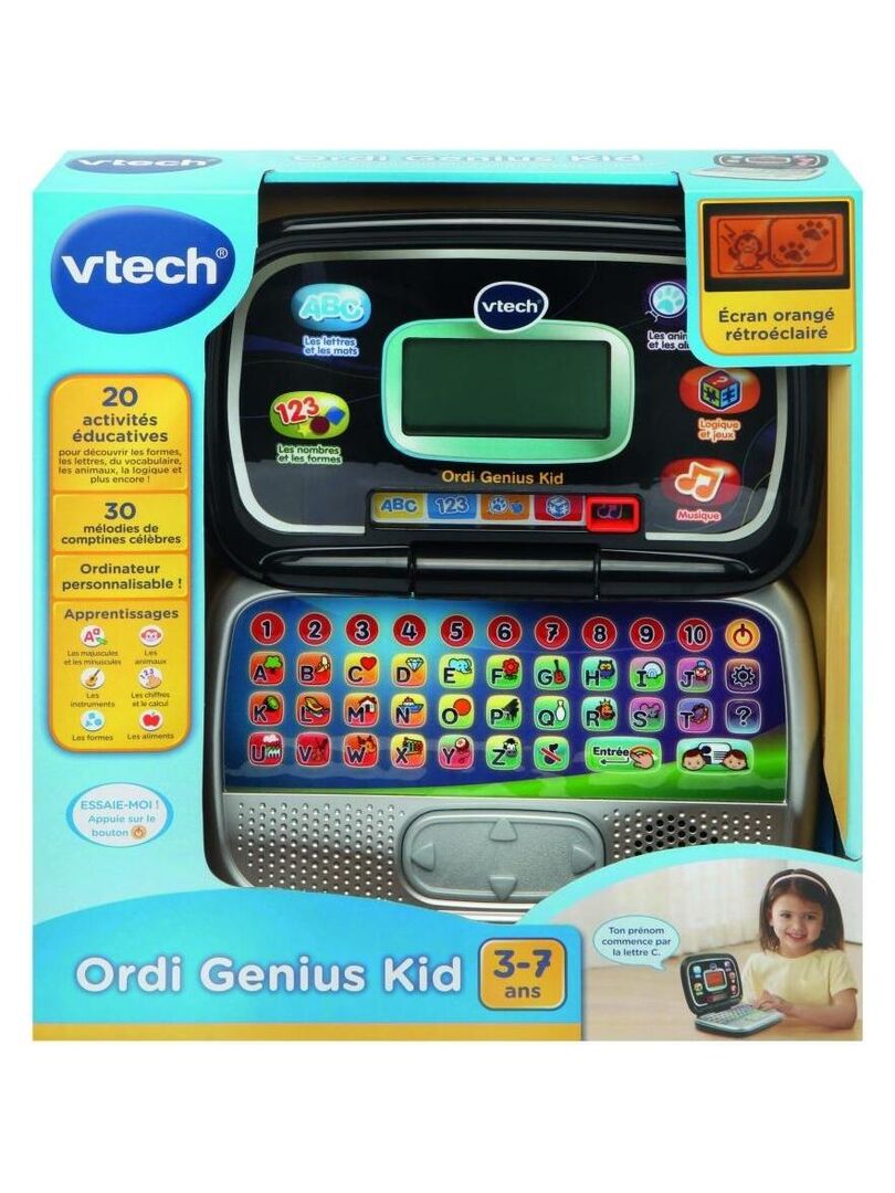 Ordi genius kid ordinateur pour enfant 'Vtech' - N/A - Kiabi - 38.99€