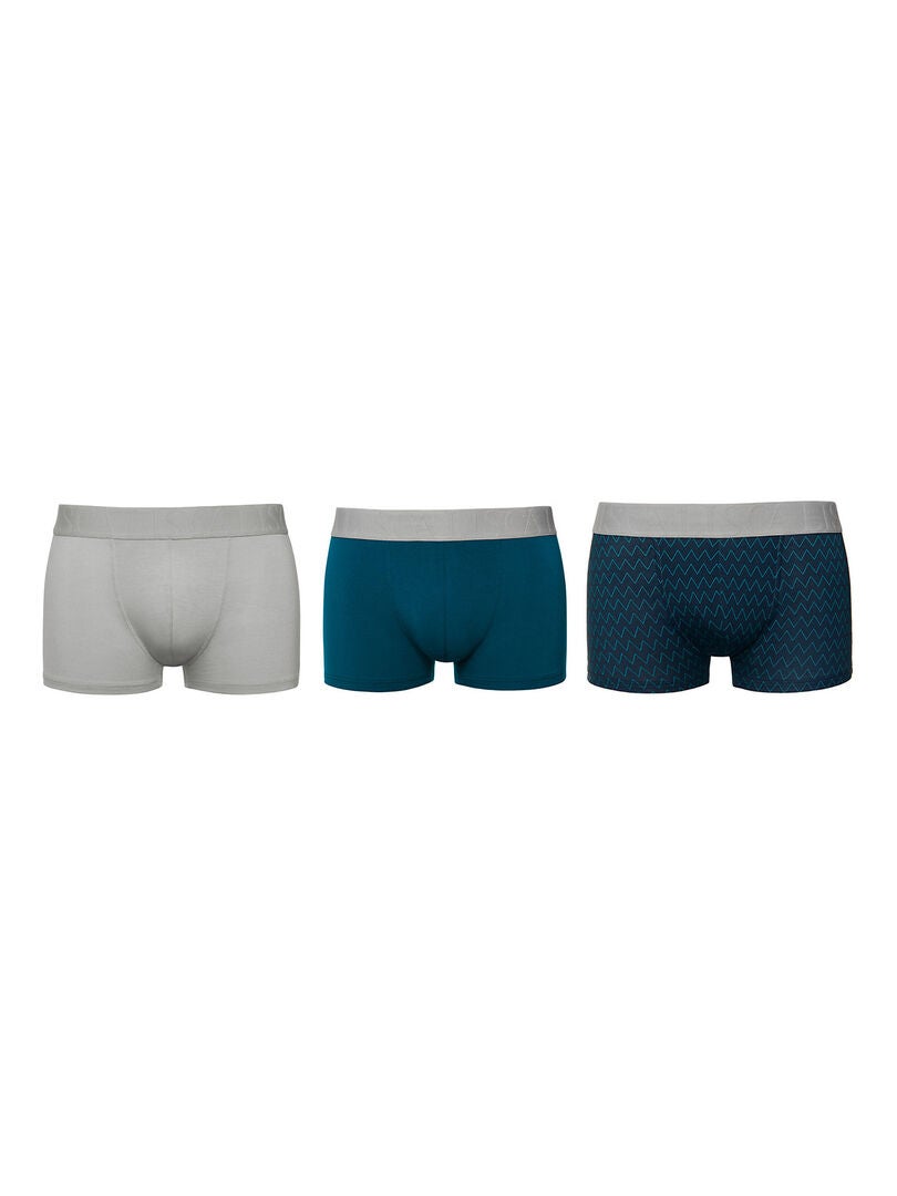 Pack boxers x3 Hercules - Bleu - Kiabi - 39.96€