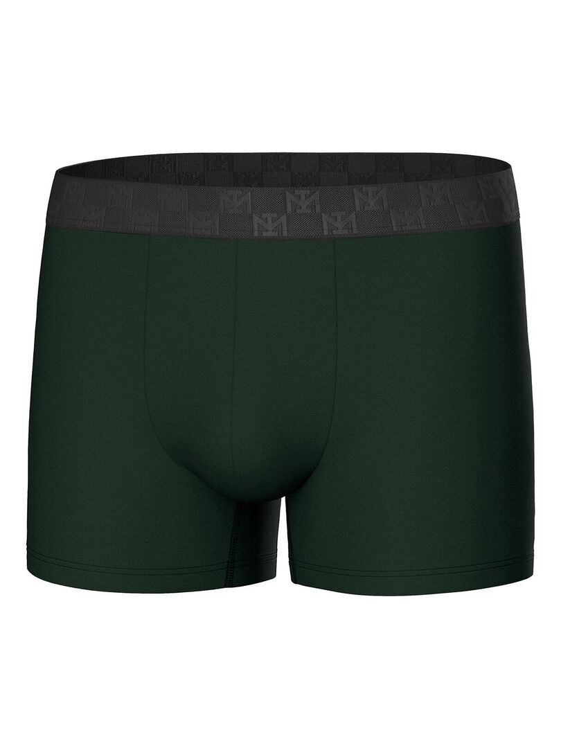 Pack de 3 boxers en coton bio - Marron - Kiabi - 25.17€