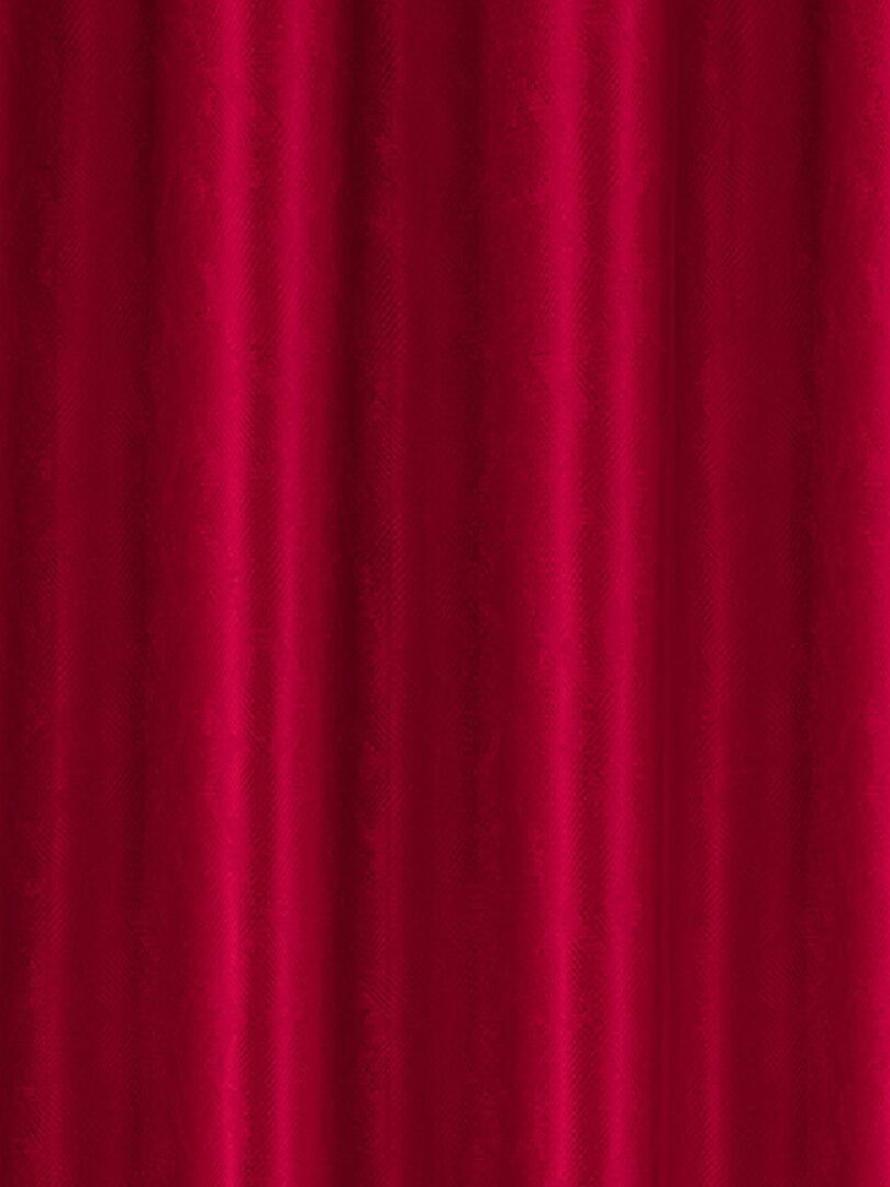 Paire de rideaux occultants à motifs géométriques - Rouge - Kiabi - 35.09€