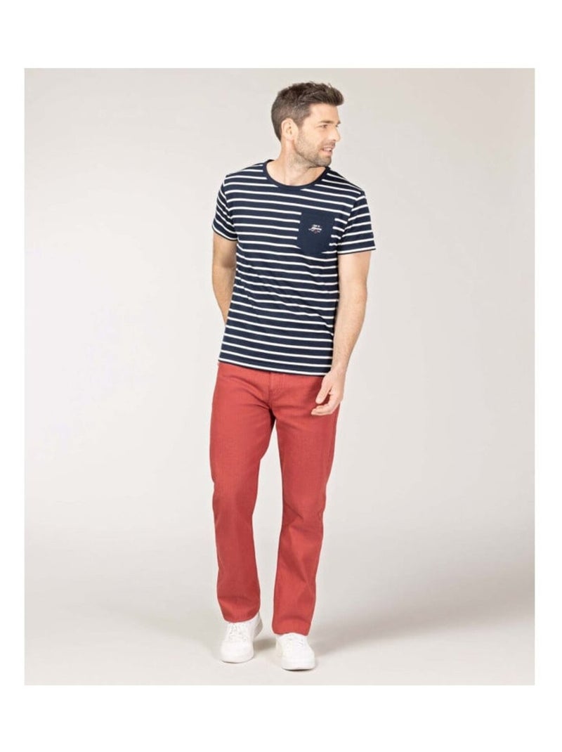 Pantalon - Terre de Marins - Rouge - Homme - 39.00€ - Kiabi