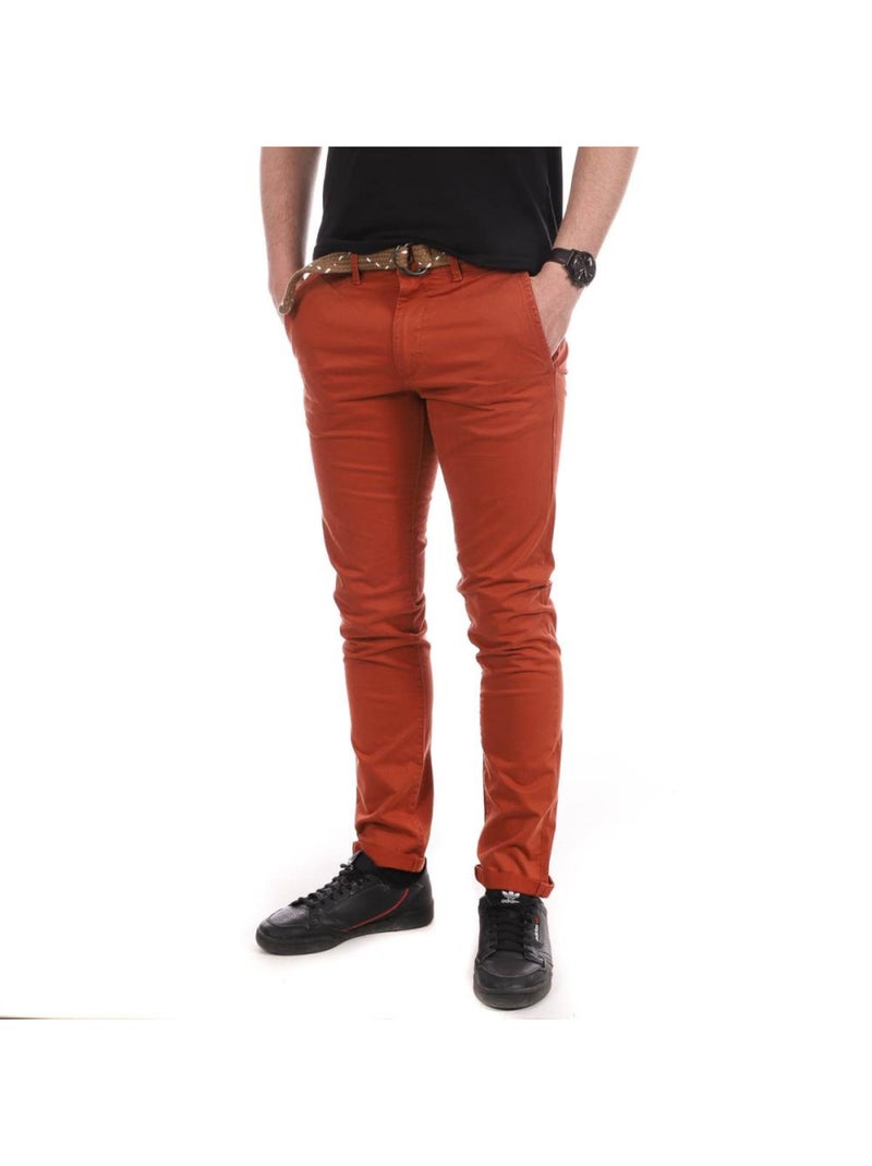 Pantalon chino Homme Teddy Smith Pallas - Orange - 46.99€ - Kiabi