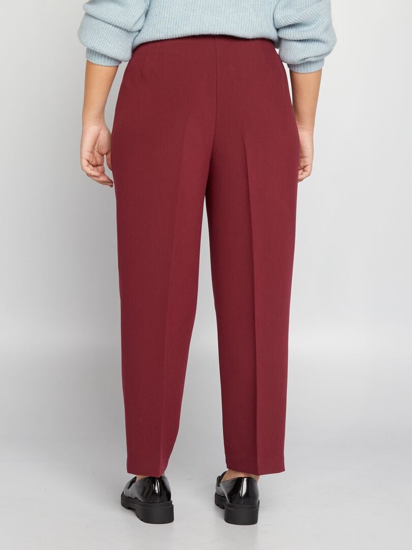 Pantalon city - Rouge - Kiabi - 25.00€