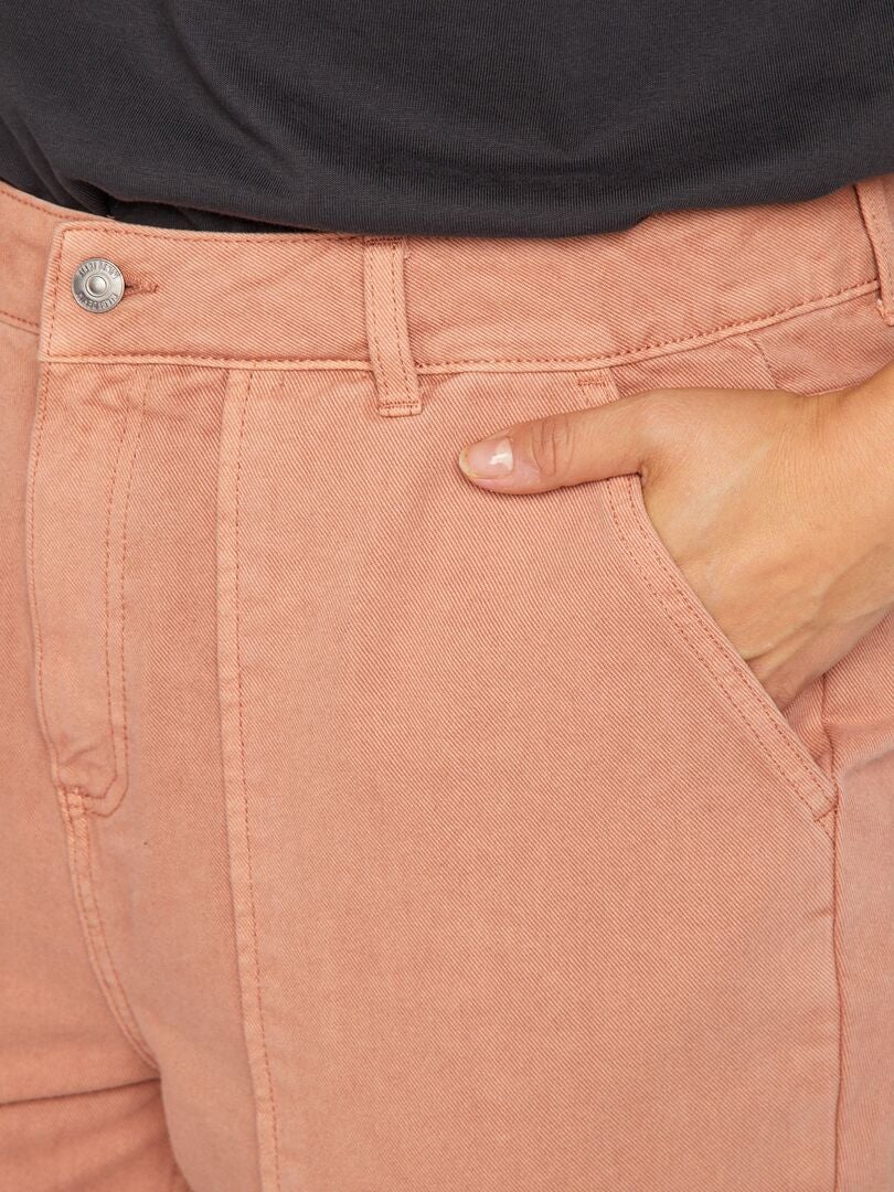 Pantalon coloré style carpenter - Rose - Kiabi - 22.00€