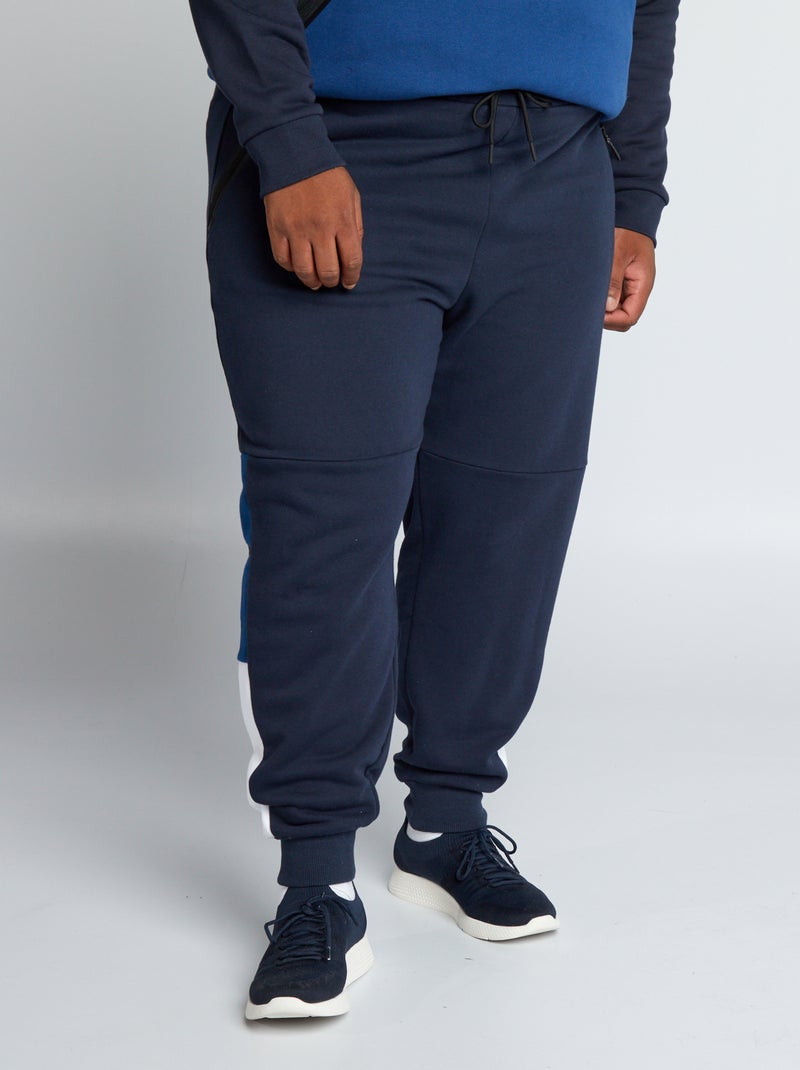 Pantalon de jogging en molleton - Bleu - Kiabi - 25.00€