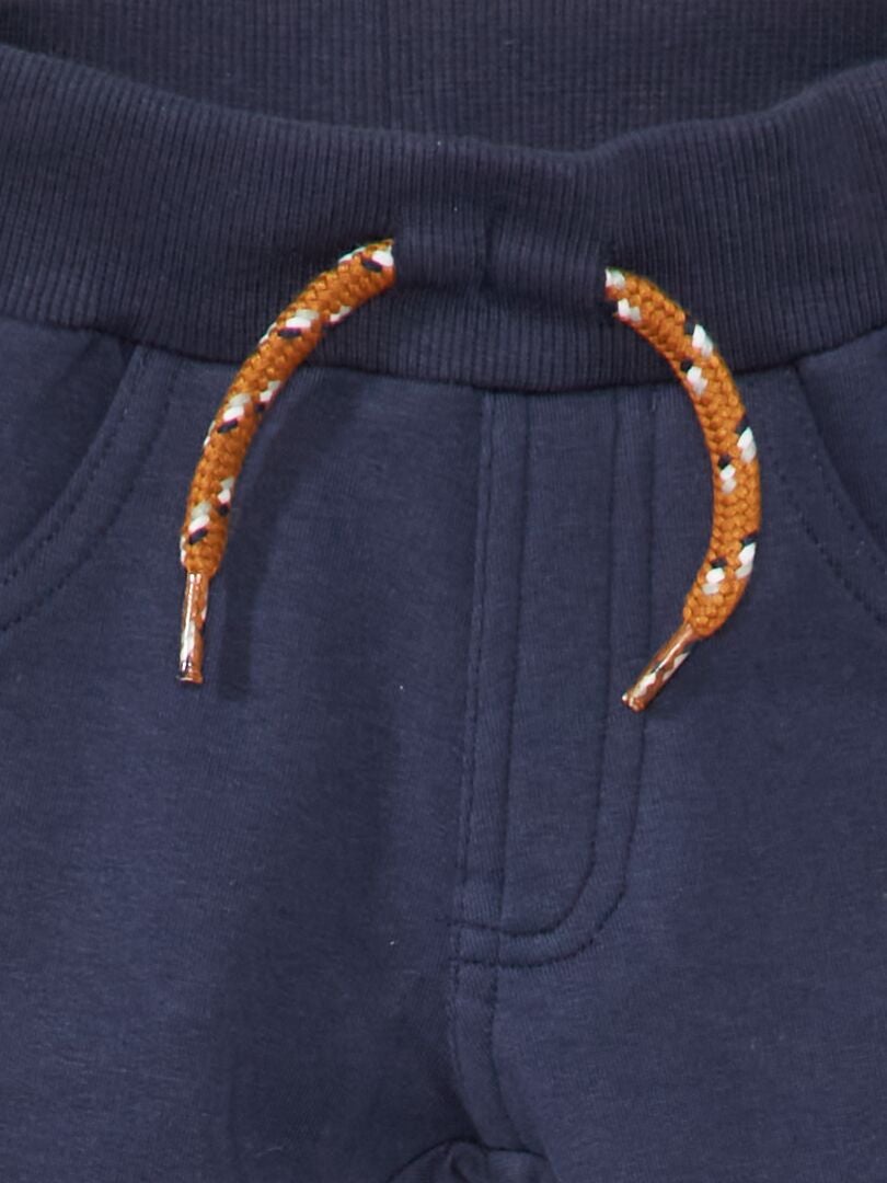 Pantalon de jogging en molleton - Bleu - Kiabi - 7.00€