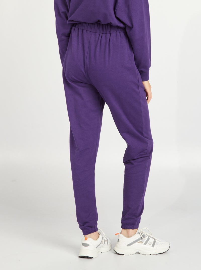 Pantalon de jogging 'New-York University' - Violet - 20.00€ - Kiabi