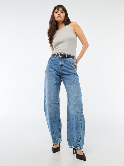 Jean balloon femme : découvrez nos modèles - Kiabi