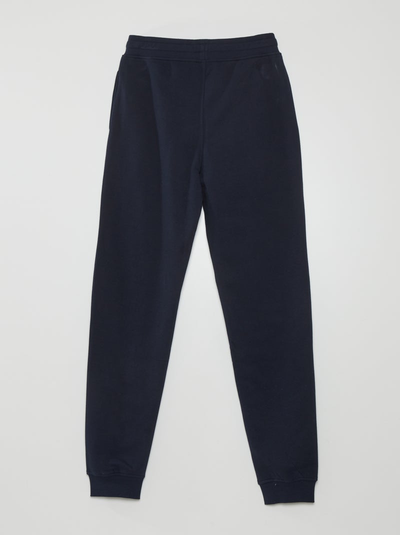 Pantalon jogging en molleton - Bleu marine - Homme - 10.00€ - Kiabi