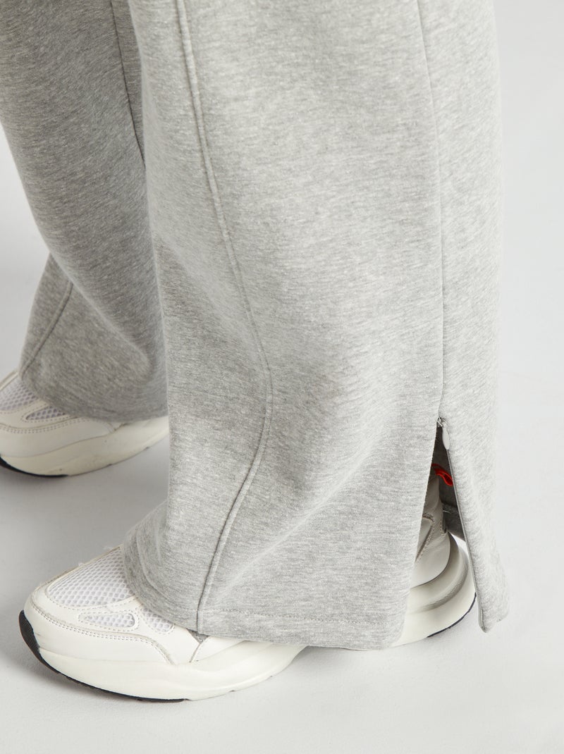 Pantalon jogging large - Gris - Femme - 6.00€ - Kiabi