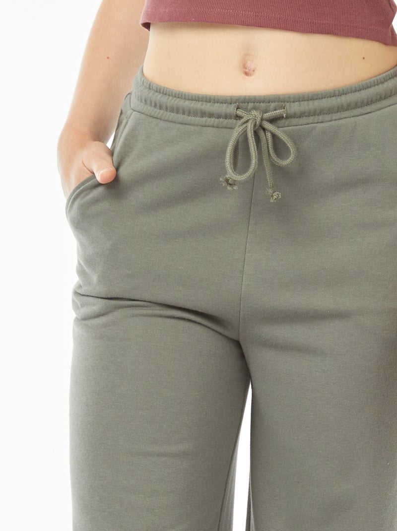 Pantalon jogging large - Vert - Ado fille - 3.60€ - Kiabi