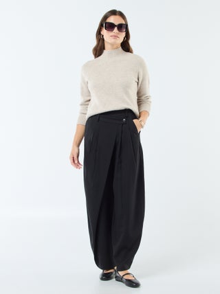Pantalons larges femme : découvrez nos modèles - Kiabi