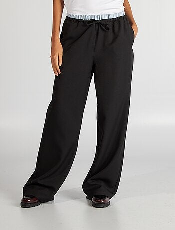 Pantalons larges femme : découvrez nos modèles - Kiabi