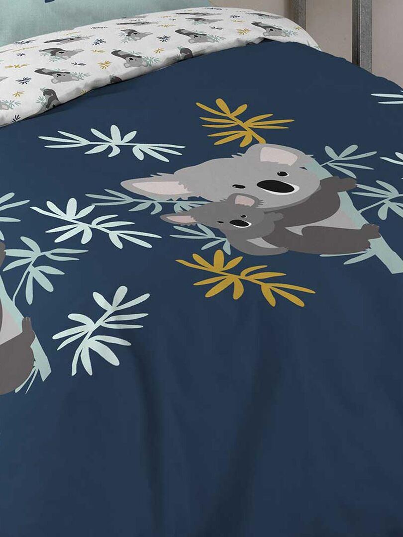 Parure de couette enfant koala - Bleu marine - Kiabi - nu€
