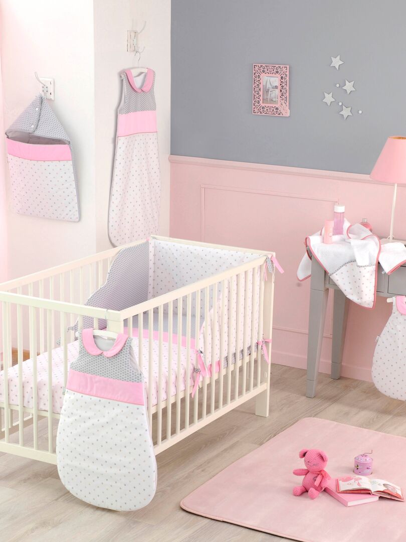 Parure de lit housse de couette brodée + taie - Coton bio - 'P'tit ...