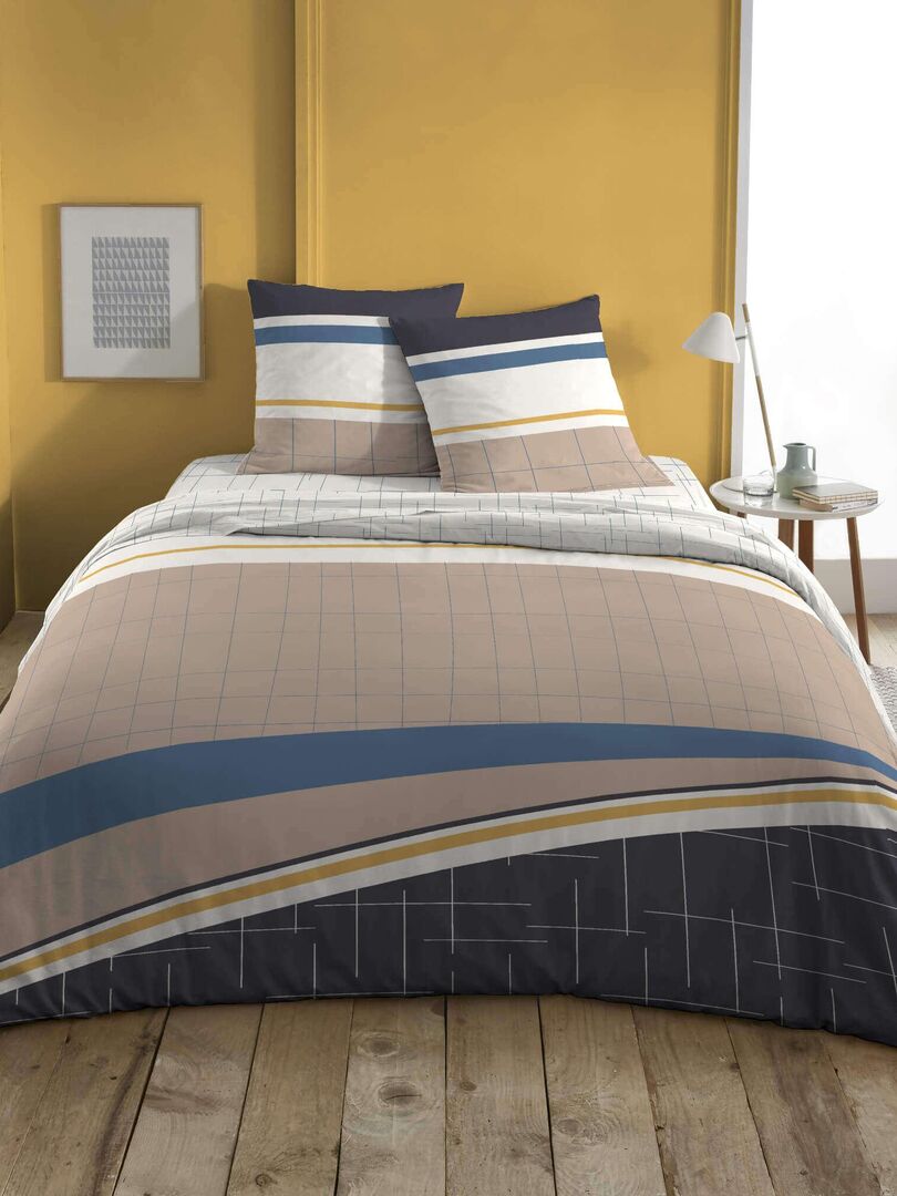 Parure de lit URBAN MOONLIGHT - Taupe - Kiabi - 46.00€